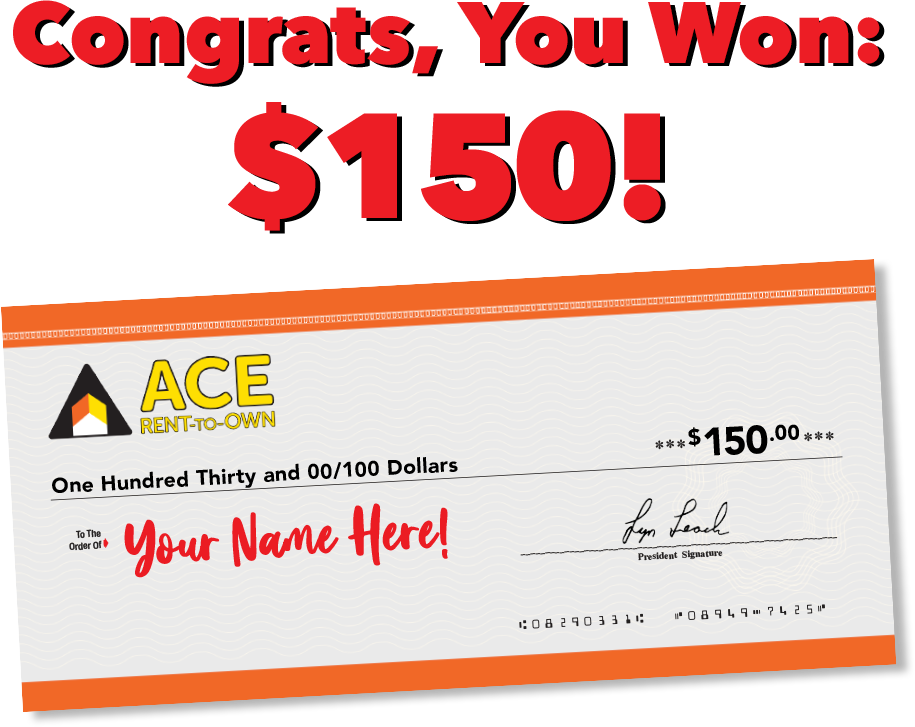 Rent to Own Store - Furniture, Appliances, TVs, Phones, Computers | ACE